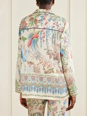 Etro Printed Satin Shirt