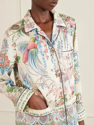 Etro Printed Satin Shirt