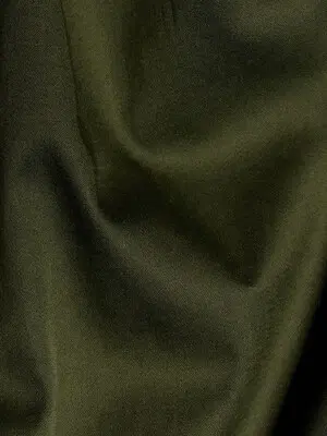 JOSEPH Nador Tie-detailed Cotton-sateen Blouse - Green