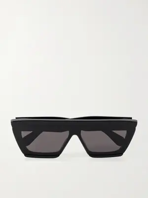 Alaïa D-frame Acetate Sunglasses - Black
