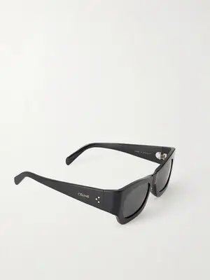 Celine Square-frame Acetate Sunglasses - Black