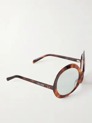 Celine Round-frame Acetate Sunglasses