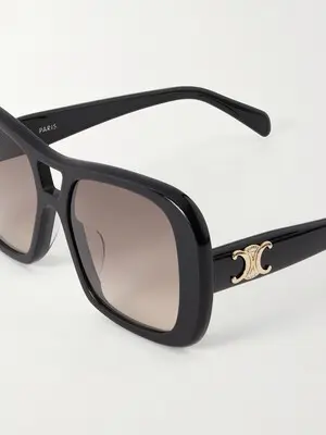 Celine Triomphe Sunglasses - Black