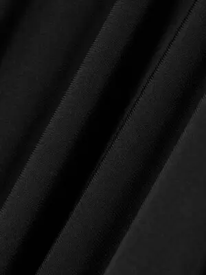 Norma Kamali Stretch-jersey Turtleneck Gown - Black