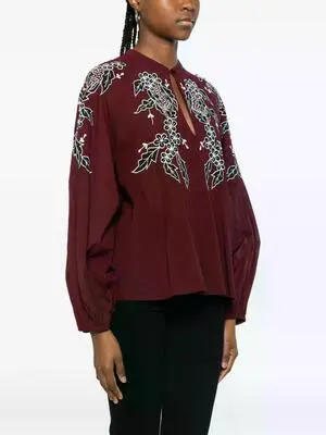 Essentiel Antwerp Floral Embroidered Blouse