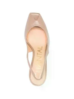 CHANTAL Slingback Leather Sandals