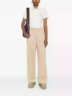 Moncler Pleated Straight-leg Trousers