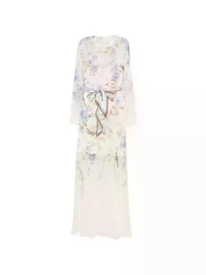 Zimmermann Luna Floral Print Maxi Dress