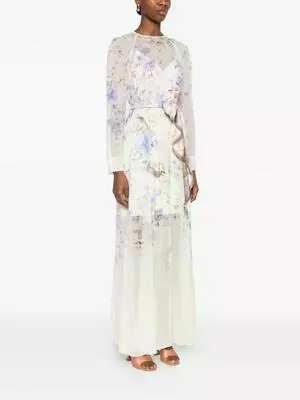 Zimmermann Luna Floral Print Maxi Dress