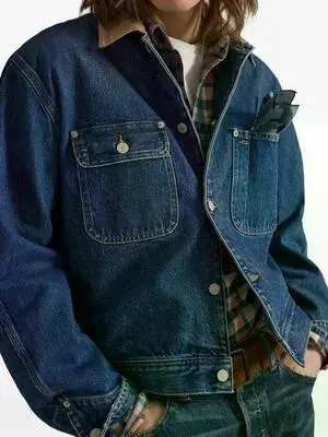 Polo Ralph Lauren Corduroy Collar Denim Trucker Jacket