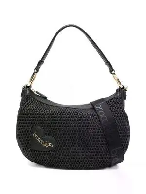 BRACCIALINI Top-zip Shoulder Bag - Black