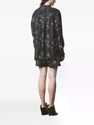 THOM KROM Marble-print Shirt