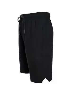 GAELLE Drawstring Track Shorts - Black