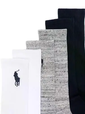 Polo Ralph Lauren Embroidered Socks - Blue