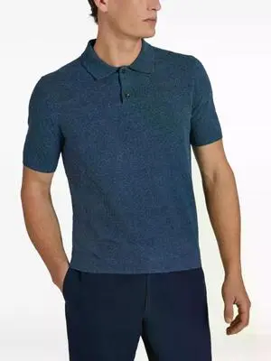 ZANONE Bouclé Polo Shirt