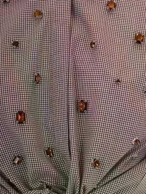 Liu Jo Embellished Check Shirt