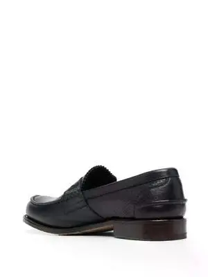 Premiata Pebbled-texture Slip-on Loafers