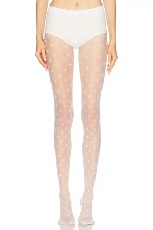 Wolford Daisy Tights - White