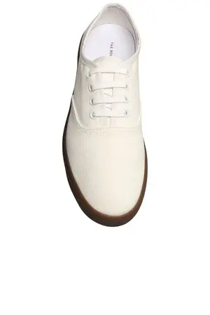 THE ROW Fynn Sneaker - Ivory & Smoked Brown