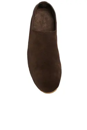 THE ROW Perrick Slipper - Lacquer Brown