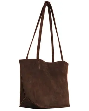 THE ROW Park Edge Medium Tote Bag - Mocha Ans