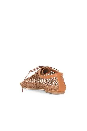 Staud Kit Lace Up Flat