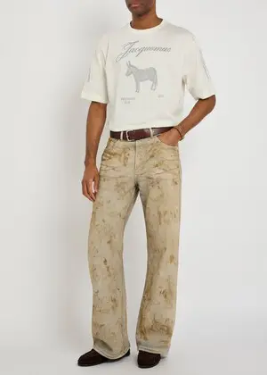 Jacquemus Le T-shirt Ane Jacquard Cotton T-shirt