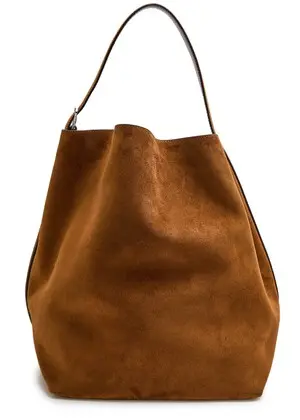 TOTEME Belted Suede Tote