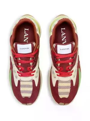LANVIN Jla Lace-up Sneakers - Red