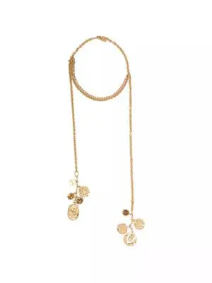 Chloé Medals Necklace - Gold