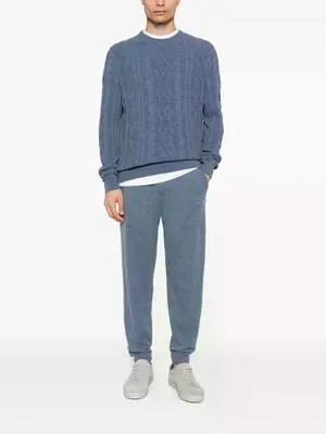 Eric Bompard Drawstring Track Pants - Blue