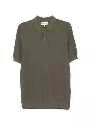 Eric Bompard Piqué-knit Button-fastening Polo Shirt - Green