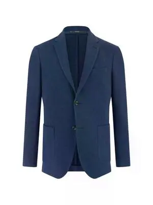 Boggi Milano Micro-textured Single-breasted Blazer