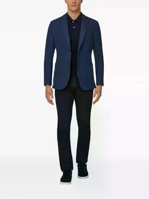 Boggi Milano Micro-textured Single-breasted Blazer