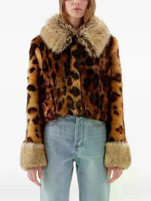 UNREAL FUR Leopard-print Faux Fur Jacket