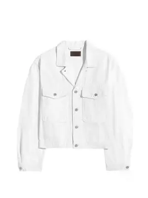 LEMAIRE Buttoned Trucker Jacket - White