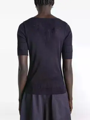 LEMAIRE Trompe L'oeil Short-sleeve Top