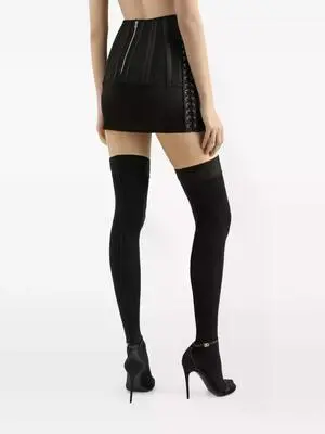 Dolce & Gabbana Stretch Satin Miniskirt