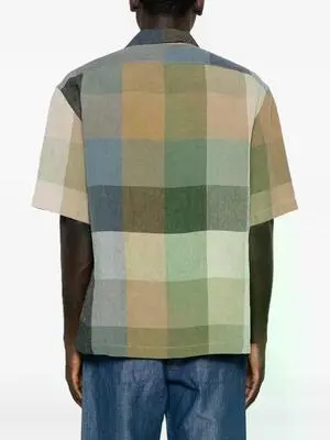 Barena Venezia Galia Check-pattern Short-sleeve Shirt