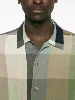 Barena Venezia Galia Check-pattern Short-sleeve Shirt