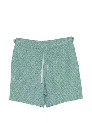 Moose Knuckles Drawstring Patterned Swim Shorts
