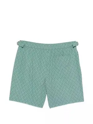 Moose Knuckles Drawstring Patterned Swim Shorts