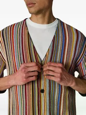 Paul Smith Striped V-neck Cardigan