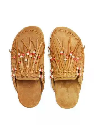 Alanui The Journey Bead-embellished Mules