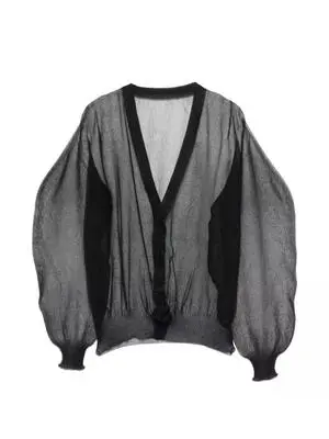 Issey Miyake V-neck Cardigan
