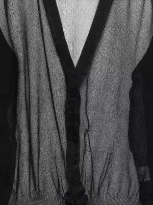 Issey Miyake V-neck Cardigan