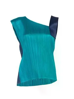 Issey Miyake Pointe Pleated Top