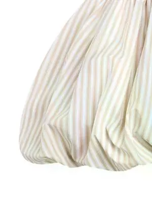 PATOU Striped Mini Skirt - Neutrals