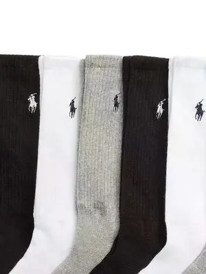 Polo Ralph Lauren Ribbed Logo Socks Pack