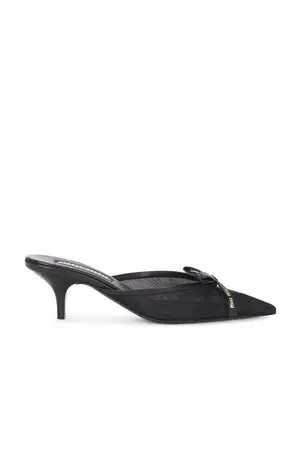 Miu Miu Modellerie Rete Mule - Nero